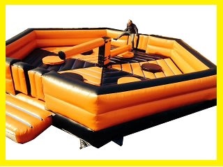 Giant inflatable Games for hire in Blackpool and Preston areas